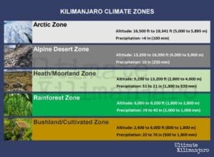 The Climate Zones of Mount Kilimanjaro | Ultimate Kilimanjaro