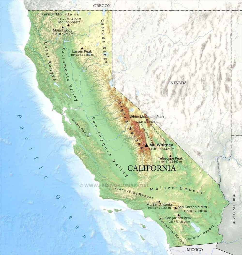 Mountain Ranges of California | Ultimate Kilimanjaro