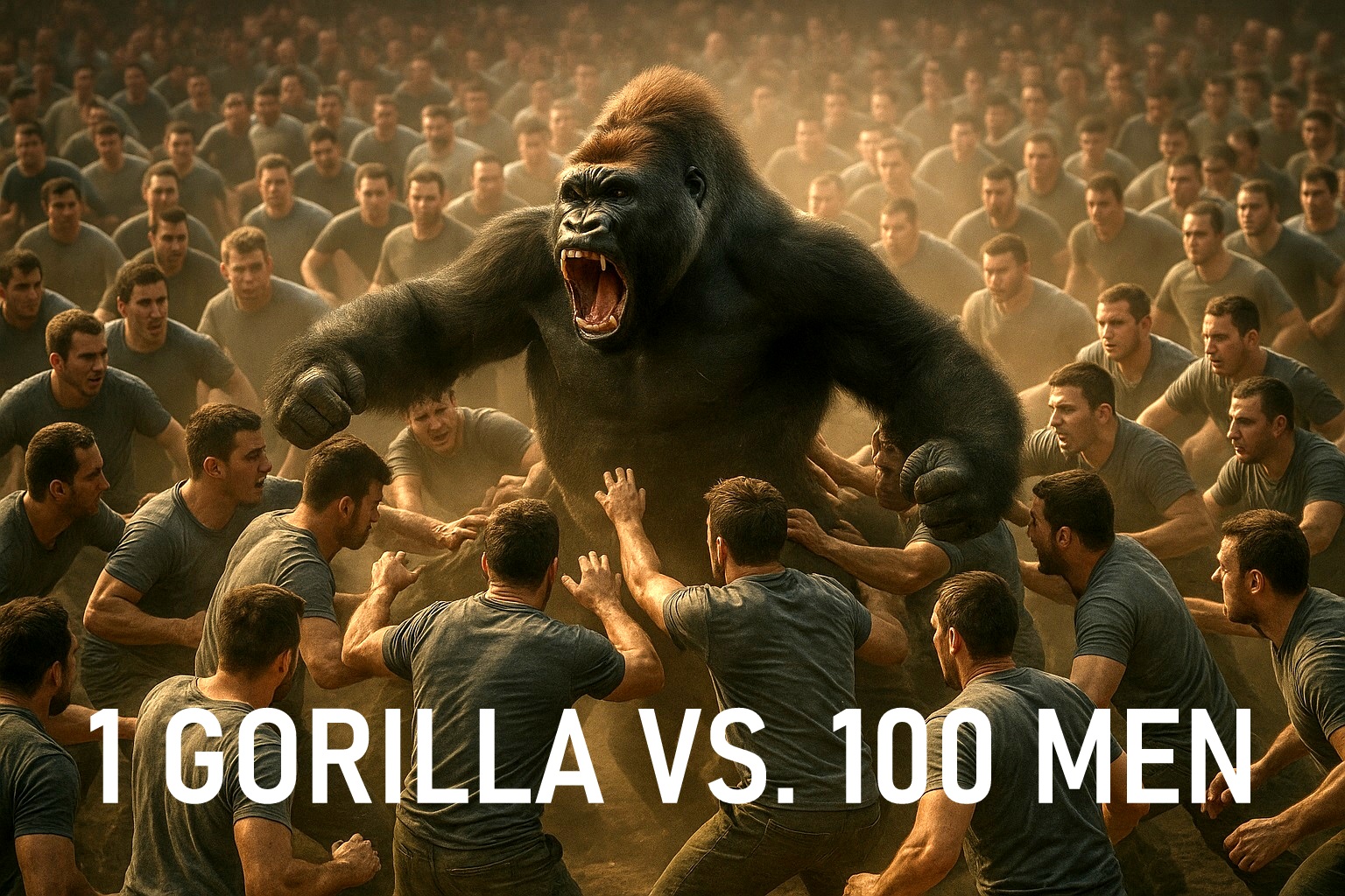 1 Gorilla vs. 100 Men - Who Wins? Expert Opinion | Ultimate Kilimanjaro